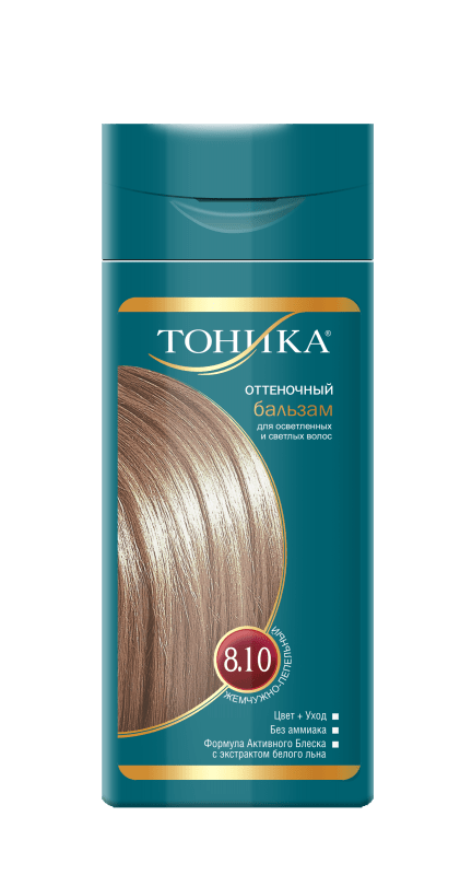 Оттеночный бальзам для волос Тоника с эффектом биоламинирования 8.10 ...